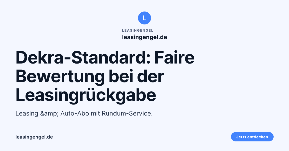 Dekra Leasing Rckgabe